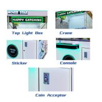 China 42inch Big Doll Machine 42nch Coin Operated Game Toy Claw Crane Machine With Bill Acceptor for sale