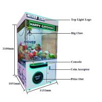 China 42inch Big Doll Machine 42nch Coin Operated Game Toy Claw Crane Machine With Bill Acceptor for sale