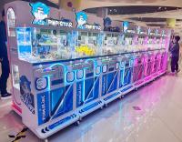 China Mini Crane 2 Players Coin Operated Amusement Park Arcade Game Gift Crane Claw Machine for sale