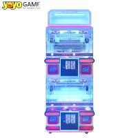 China 4 Players mini Doll Crane Machine Pink Gift Doll Claw Machine Coin Operated Parent-Children Claw Machine for sale