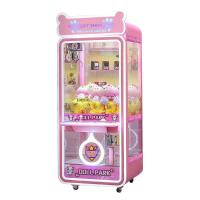 China Claw Crane Machine Coin Operated Games Mini Plush Toy Vending Machine With Bill Acceptor for sale