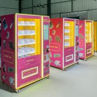 China American Standard Cosmetic Hair Lash Vending Machine Pink Hair Wigs Eyelash Smart Vending Machine for sale
