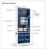 China Power Banks Vending Machine For Sale Power Bank Rental Shared Power Banker Mobile Charger Auto Dispenser for sale