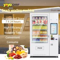 China Automatic Machine 21.5 Inches Screen Combo Distributeur Automatique Vending Machine With Credit Card Payment for sale