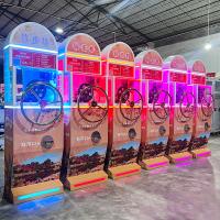 China Custom Handmade Electric Penny Press Steel Coin-Operated Scenic Vending Machine Zoo Coin Machine Pressing Manual Press Souvenir Coin Machine in Spain for sale