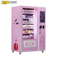 China Customized Touch Screen Women Eyelash Hair Wigs Press On Nails Perfume Make Up Product Beauty Cosmetics Vending Machine for sale