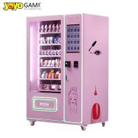 China Customized Touch Screen Women Eyelash Hair Wigs Press On Nails Perfume Make Up Product Beauty Cosmetics Vending Machine for sale