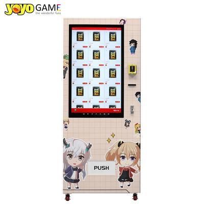 China Automatic Touch Screen Cartoons Comics Football Baseball Sports Trading Card Vending Machine for sale