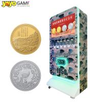 China 32 Inch Touch Screen Medal Vending Machine with 300-600 pcs Capacity and AC 110-240V Voltage for Souvenir Coins for sale