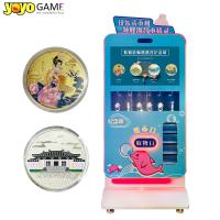 China Custom Graphics Medal Vending Machine with Multiple Payment Options and Metal Construction for Theme Parks for sale