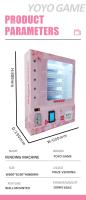 China Wall Mounted Vending Machine, 5/10 Lanes Coin Operated Vending Machine with Button Operation for sale