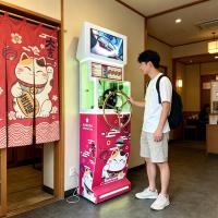 China Custom Handmade Electric Penny Press Steel Coin-Operated Scenic Vending Machine Zoo Coin Machine Pressing Manual Press Souvenir Coin Machine in Spain for sale