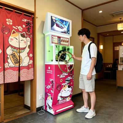 China Custom Handmade Electric Penny Press Steel Coin-Operated Scenic Vending Machine Zoo Coin Machine Pressing Manual Press Souvenir Coin Machine in Spain for sale