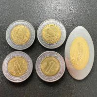 China Mechanical No Power Penny Press Machine Manual Hand‑Wheel Souvenir Coin Embossing Stamping Equipment for 1 Mexican Peso Blanks Catholic Sanctuary Museum & Pilgrimage Tourist Spots for sale