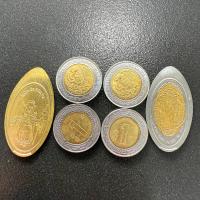 China Mechanical No Power Penny Press Machine Manual Hand‑Wheel Souvenir Coin Embossing Stamping Equipment for 1 Mexican Peso Blanks Catholic Sanctuary Museum & Pilgrimage Tourist Spots for sale