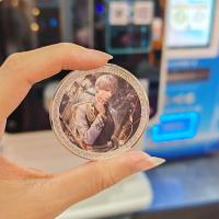 China DIY Coins UV Printer Vending Machine Golden Medals AI AI-generated Images Souvenir Fridge Magnet Automatic Printing Machine with nayax for sale