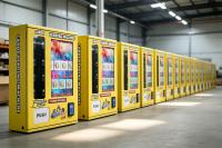 China Pokémon Card Vending Machine Smart Touch Screen Age Verification ID Card Reader Mini Wall Mounted custom sticker Vending Machine for sale