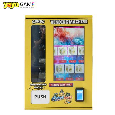 China Pokémon Card Vending Machine Smart Touch Screen Age Verification ID Card Reader Mini Wall Mounted custom sticker Vending Machine for sale