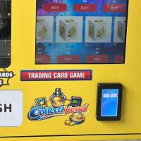 China Pokémon Card Vending Machine Smart Touch Screen Age Verification ID Card Reader Mini Wall Mounted custom sticker Vending Machine for sale