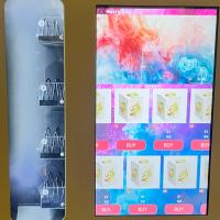 China Pokémon Card Vending Machine Smart Touch Screen Age Verification ID Card Reader Mini Wall Mounted custom sticker Vending Machine for sale