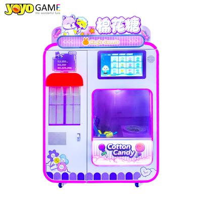 China Robot Cotton Candy Automatic Vending Machine Metal Plate Absorption Cooling System QR Code/Token Acceptance Coin/Bill/Credit for sale