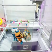 China For UFO Catcher Arcade Claw Machine English Display Metal case Crane Game Two Player Catch Prize Gift Vending Machine in Korea for sale
