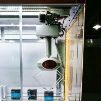 China Japanese Dual Claw Crane Machine with Bill Acceptor Arcade Game 1 Player UFO Catcher Box Multiple Play Prize Vending Machine for sale