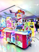 China 2 Player Children's Whack Mole Game Interactive Hitting Hammer Arcade Machine Star Hit Coin Operated Game Kids Game English for sale