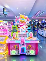 China 2 Player Children's Whack Mole Game Interactive Hitting Hammer Arcade Machine Star Hit Coin Operated Game Kids Game English for sale