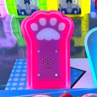 China 2 Player Children's Whack Mole Game Interactive Hitting Hammer Arcade Machine Star Hit Coin Operated Game Kids Game English for sale
