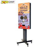 China No Electric Power Required 100% Mechanical Medallion Coin Vending Machine Custom Sticker 30~45mm Round Manual Coins Acceptor medal vending machine in Russia for sale