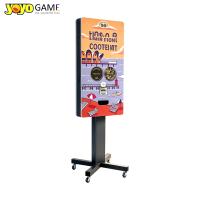 China No Electric Power Required 100% Mechanical Medallion Coin Vending Machine Custom Sticker 30~45mm Round Manual Coins Acceptor medal vending machine in Russia for sale
