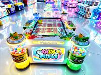China Colorful Battle Arcade Game Machine | Coin Operated Multiplayer Hammer Hit Arcade Game for sale