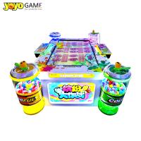 China Colorful Battle Arcade Game Machine | Coin Operated Multiplayer Hammer Hit Arcade Game for sale