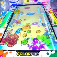 China Colorful Battle Arcade Game Machine | Coin Operated Multiplayer Hammer Hit Arcade Game for sale