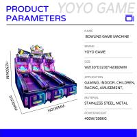 China Cyber Bowling 3-Player Sport Game Machine | Coin Operated Arcade Bowling Redemption Game for sale