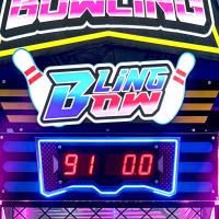 China Cyber Bowling 3-Player Sport Game Machine | Coin Operated Arcade Bowling Redemption Game for sale