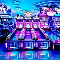 China Cyber Bowling 3-Player Sport Game Machine | Coin Operated Arcade Bowling Redemption Game for sale