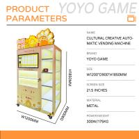 China Cultural Creative Automatic Vending Machine  YOYO GAME 21.5 Inch Touch Screen Metal Unattended Gift Vending Machine for sale