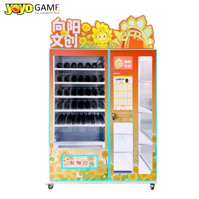 China Cultural Creative Automatic Vending Machine | YOYO GAME W1500mm Large Capacity Metal Unattended Souvenir Vending Machine, Custom IP Lighting, Adjustable Multi-layer Shelves for sale