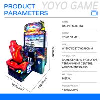 China Speed Track Racing Arcade Game Machine High Speed Car Driving Simulator for Shopping Mall Amusement Park Entertainment Center for sale