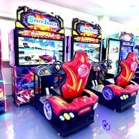 China Speed Track Racing Arcade Game Machine High Speed Car Driving Simulator for Shopping Mall Amusement Park Entertainment Center for sale