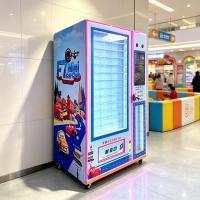 China Metal Conveyor Belt Vending Machine for Lipsticks Cosmetics Nail Products with Mult Display Smart Vending Machine Custom Design for sale