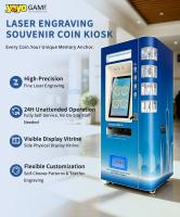 China Laser-signed Souvenir Coin Vending Machine Scenic Area Commemorative Medals Laser-printed Souvenirs DIY Custom Design Factory for sale