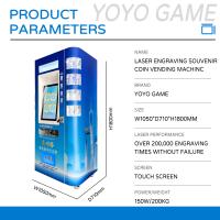 China Laser-signed Souvenir Coin Vending Machine Scenic Area Commemorative Medals Laser-printed Souvenirs DIY Custom Design Factory for sale