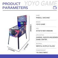 China Pinball Machine Mechanical Arcade Equipment Steel Balls Flipper Control Classic Design Amusement Park English Metal Plastic for sale