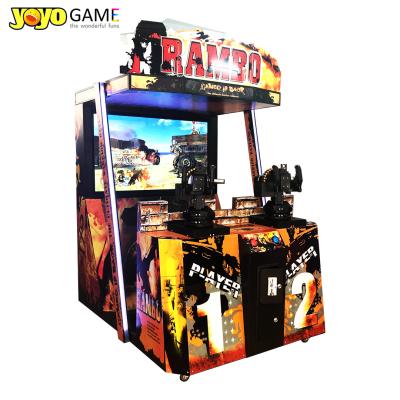 China Rambo Coin-Operated Arcade Game Simulation Machine with Plastic Construction 1 Year Warranty Indoor Amusement Equipment for sale