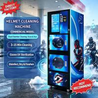 China Helmet Cleaning Vending Machine with Self-Service UV Disinfection and Touch Screen Can with Bill Acceptor and Nayax Custom logo for sale
