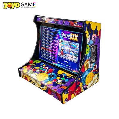 China 22 Inch Bartop Arcade Machine, 2 Players Joystick Retro Video Game Console, Coin Operated for sale