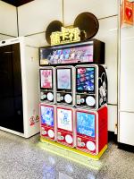 China 6-Units Commercial Card Twist Vending Machine, Metal Frame, Coin & QR Payment, Automatic Trading Card Dispenser for Malls and Toy Stores for sale